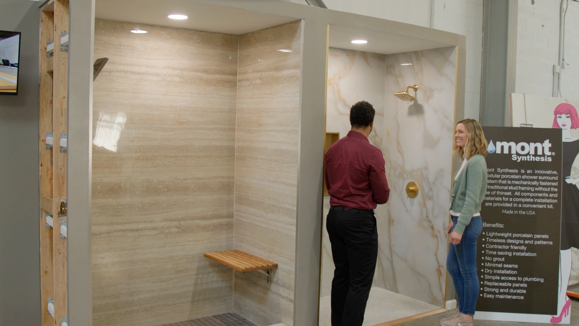 MontSurfaces | Mont Synthesis is a modular interlocking shower surround ...